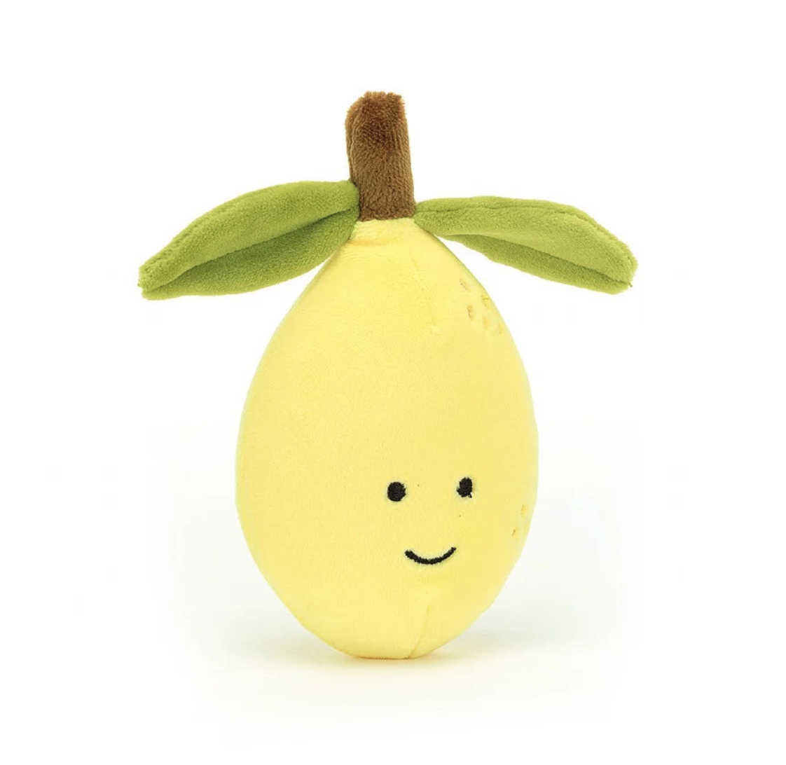 Jellycat Fabulous Fruit Lemon 14cm – Kawaii Gifts and Accessories