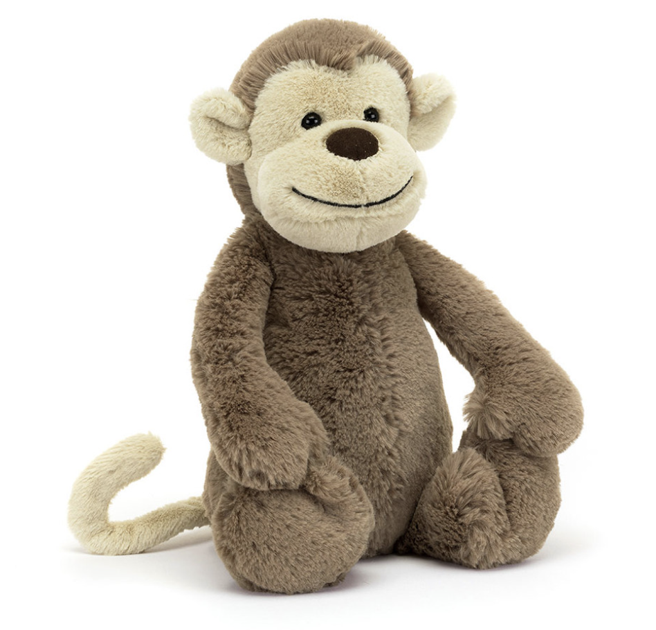 Jellycat Bashful Monkey Original (Medium) 31cm – Kawaii Gifts and ...